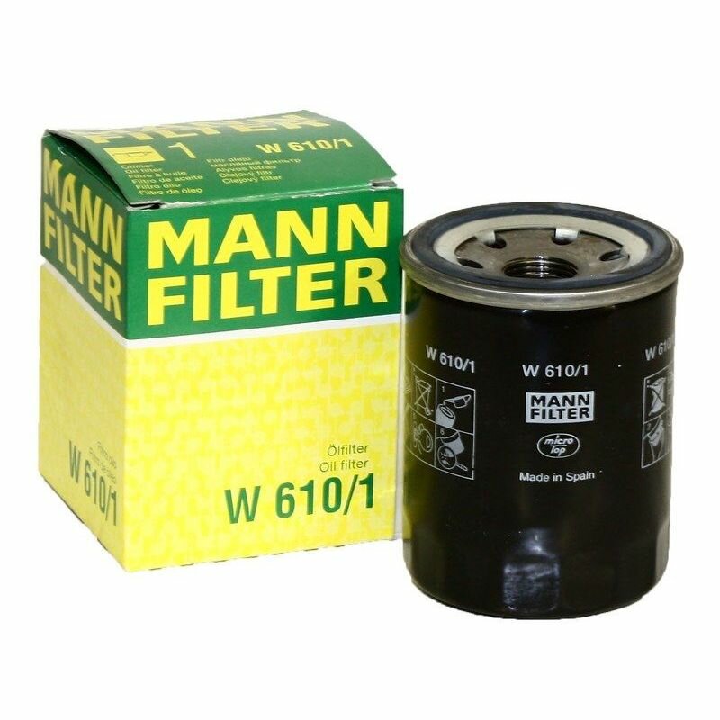 Фильтр масляный для Suzuki Liana 2001-2008, Сузуки Лиана фильтр масляный MANN-FILTER W 610/1, oem 71768154