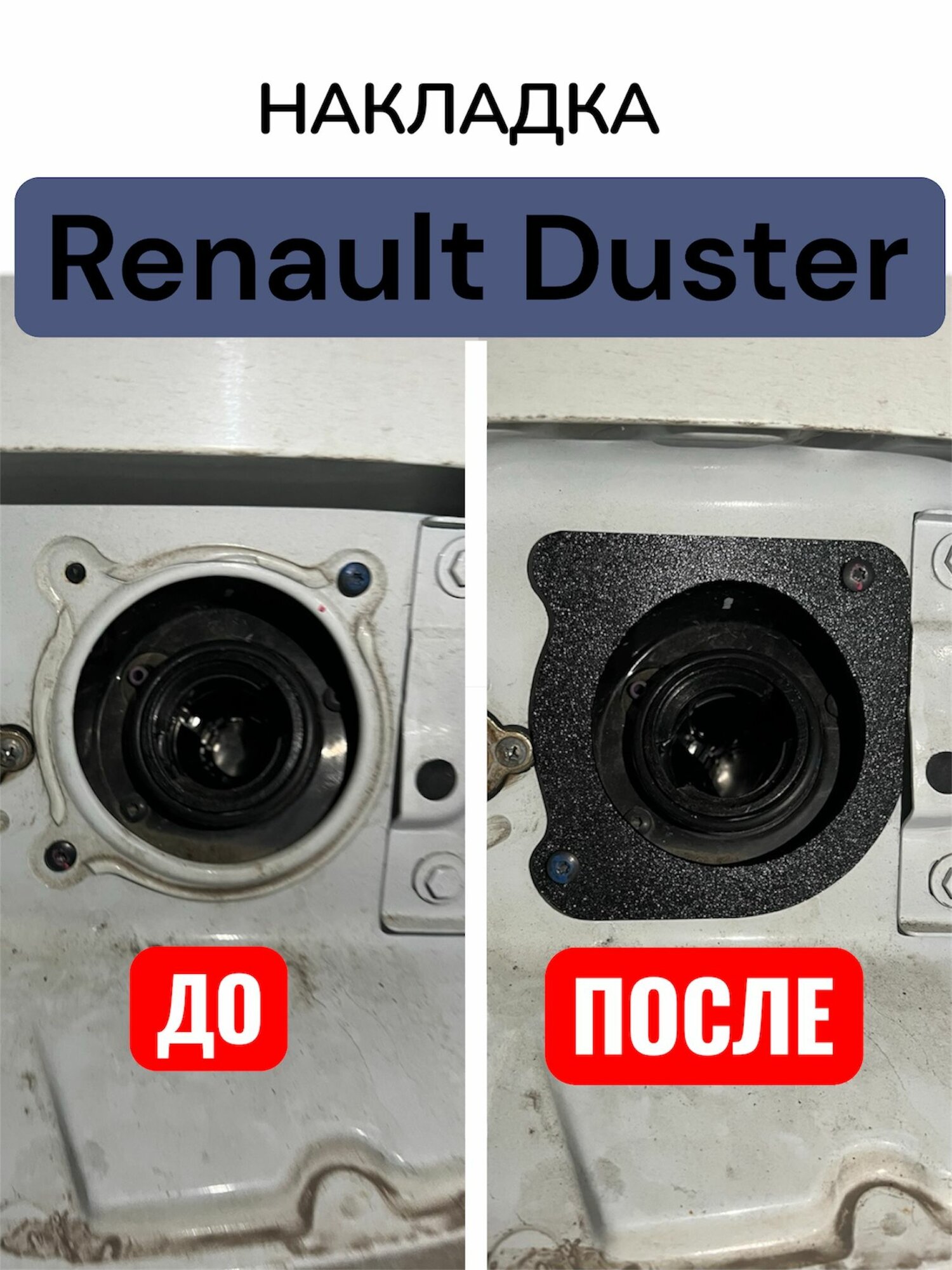 Облицовка горловины бензобака, накладка лючка для Рено Дастер, Renault Duster