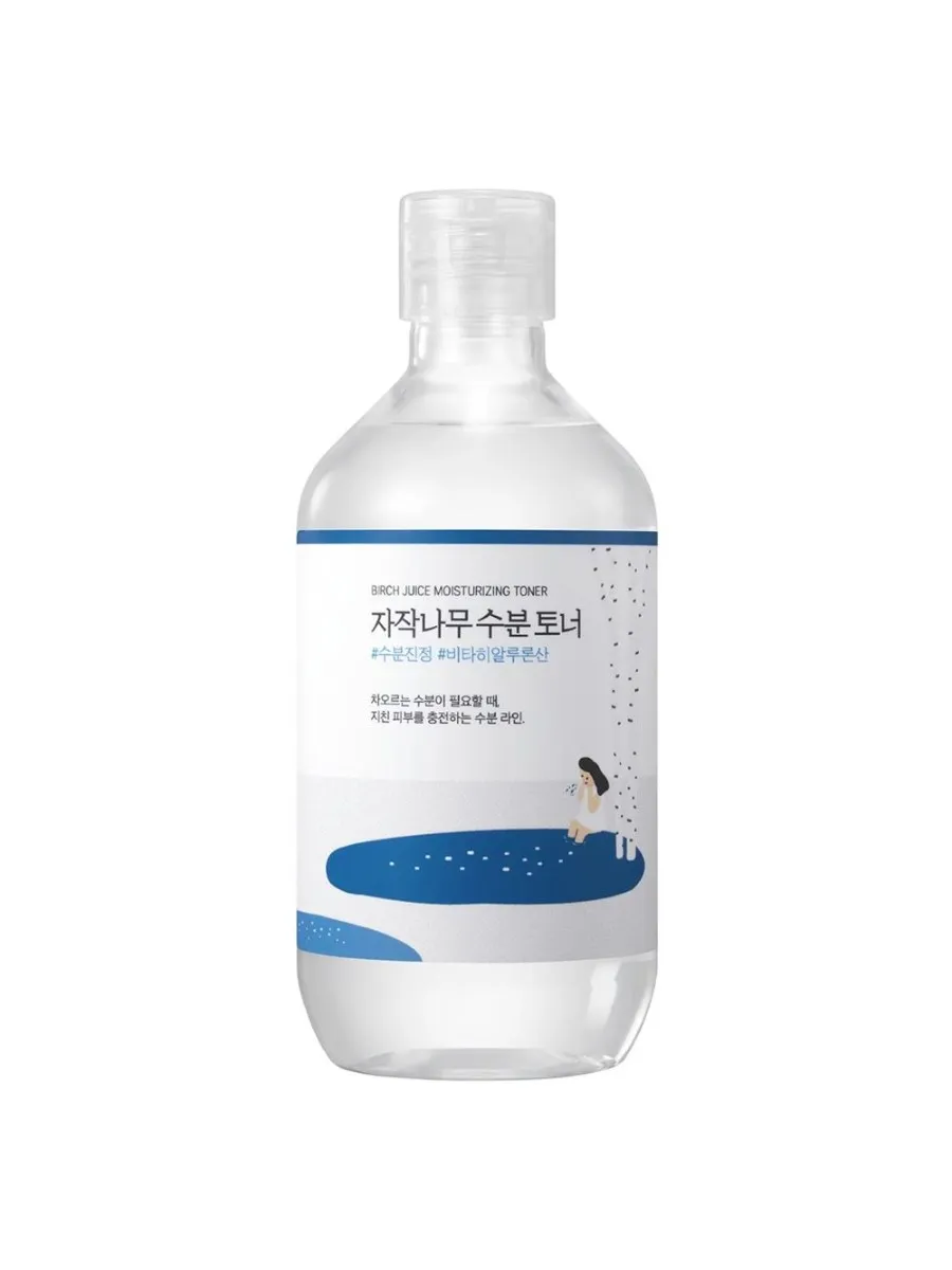 Тоник Round Lab Birch Juice Moisturizing Toner, Увлажняющий для лица, с берёзовым соком, 300 мл