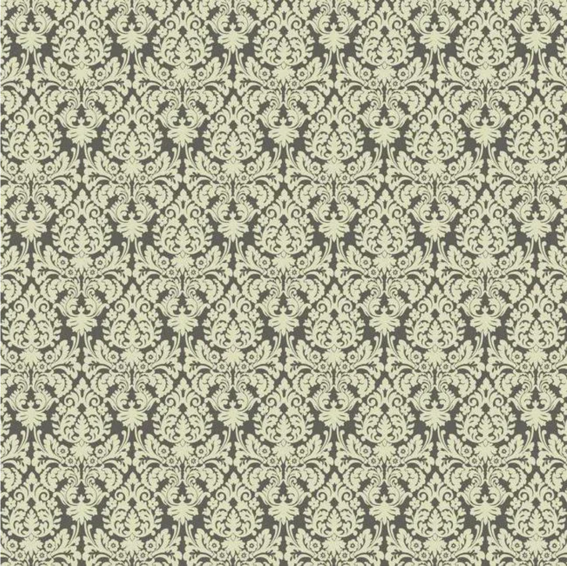 Обои York Waverly Small Prints WP2447 E; 0,68х8,20 м. , Бумага с клеевым покрытием , серый