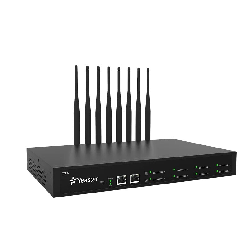 VoIP GSM шлюз Yeastar TG800L на 8 LTE-каналов