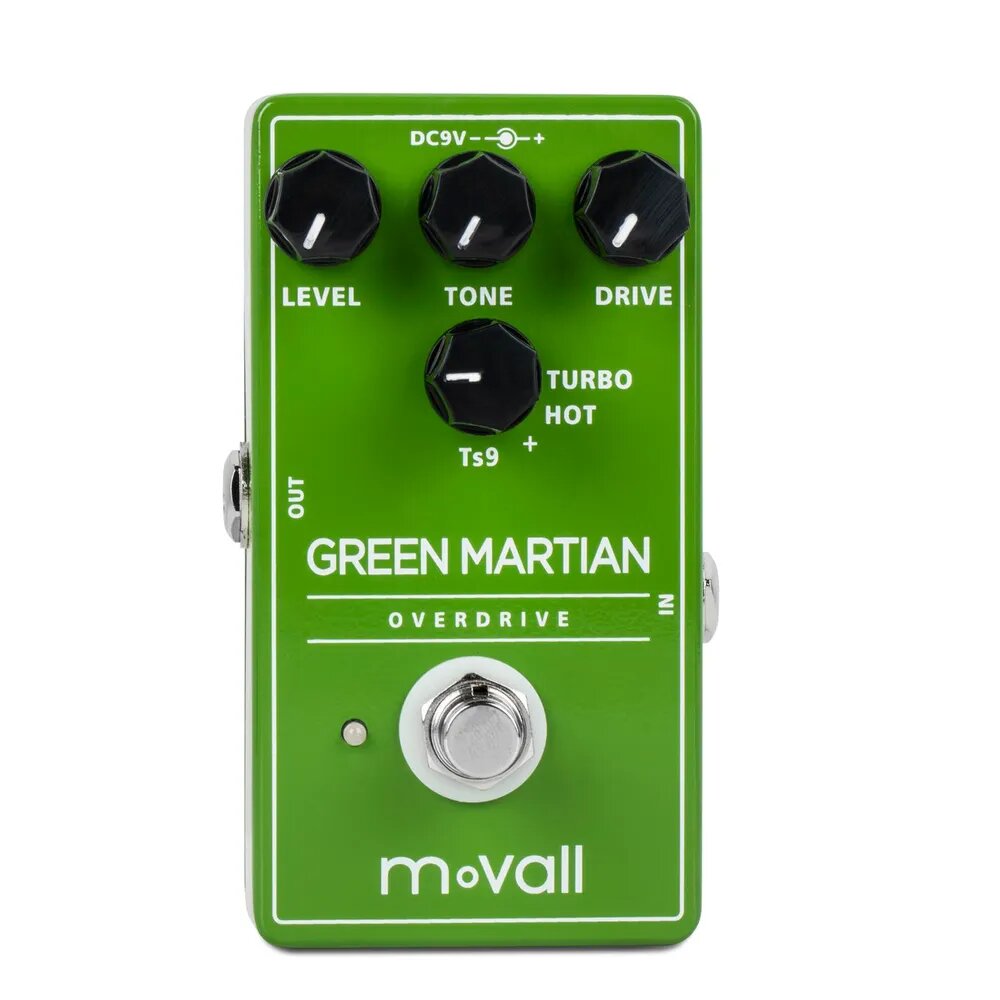 Педаль эффектов для электрогитары Movall MP-105 Green Martian Overdrive Pedal