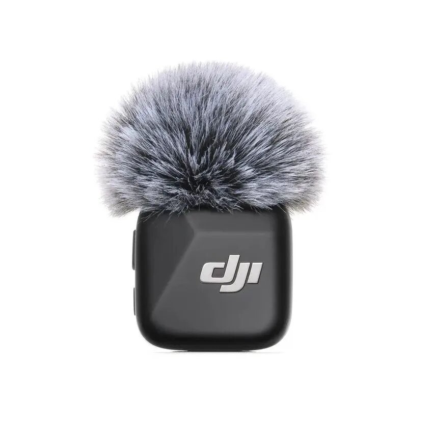 DJI Микрофон универсальный Передатчик DJI Mic Mini (Infinite Black) с функцией шумоподавления, беспроводной микрофон для камеры/iPhone/Android, видеоблогов, потокового вещания, черный матовый