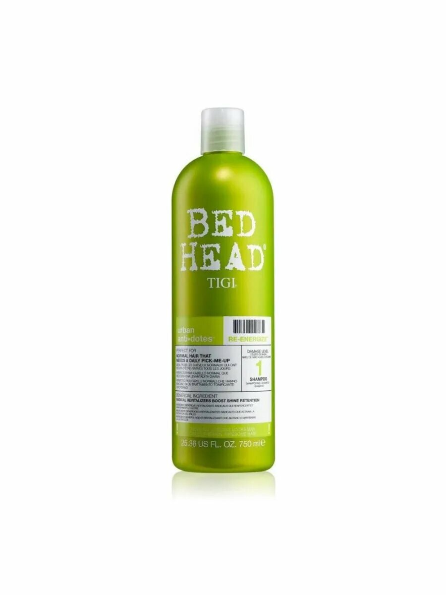 TIGI / Bed Head Urban Antidotes Re-Energize Shampoo Шампунь для нормальных волос, 750 мл