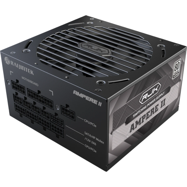RAIJINTEK CO LTD 0R30B00043 Блоки питания/ Power Supply Raijintek AMPERE II 850, 850W 80+ Platinum (ATX, 3.1, PCIe 5.1,