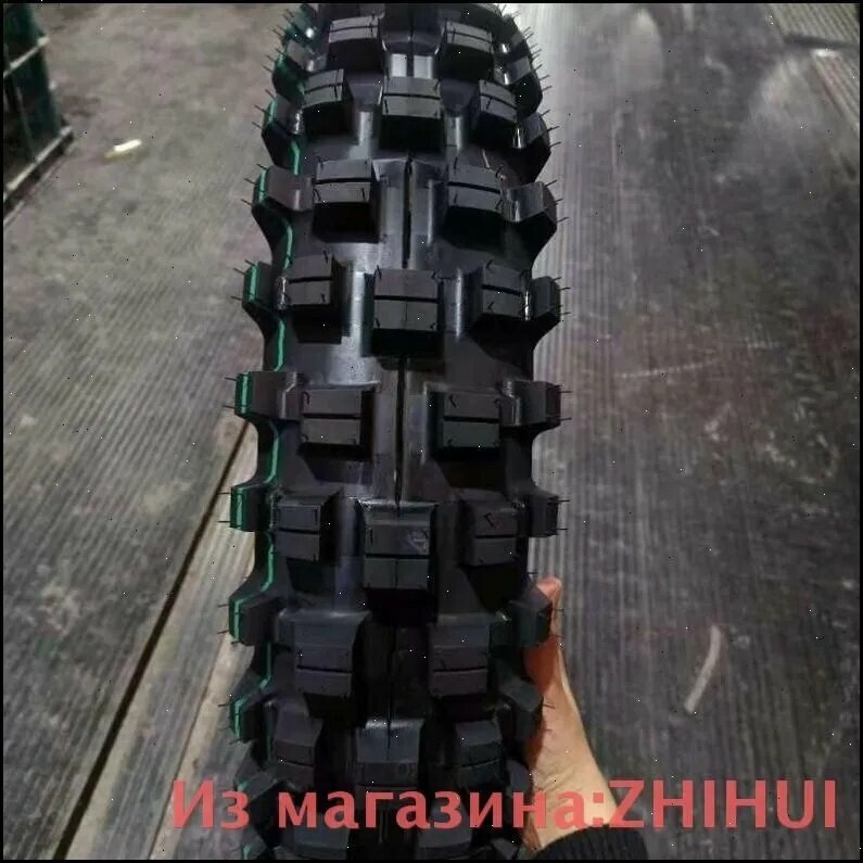 Резина эндуро 18（зелёная полоска） Мотошины 120/90 R18