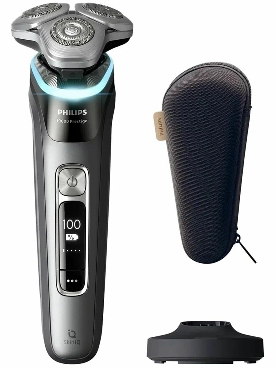 Электробритва Philips i9000 Prestige XP9202/10, серебристый и черный