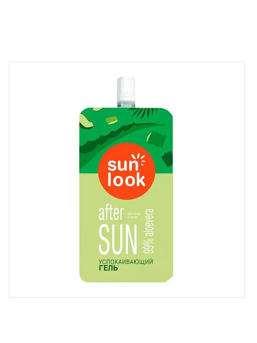 Крем гель для лица и тела после загара 20гр с алоэ
