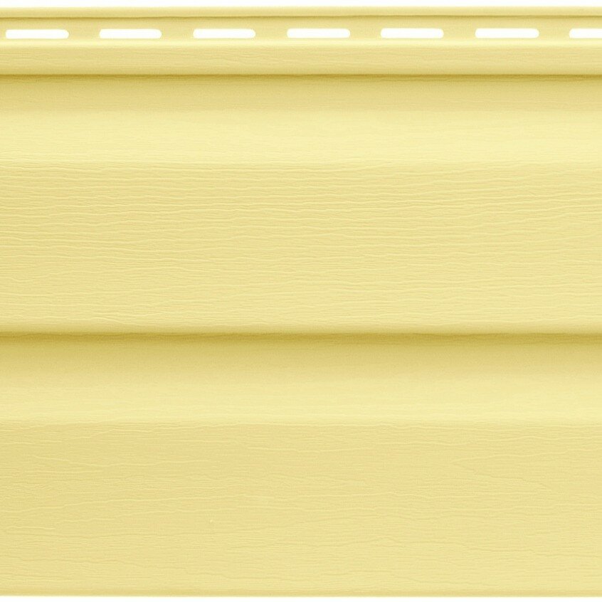 Виниловый сайдинг Альта Профиль, Классик, 3660х230х1.1мм, желтый, Престиж, 1шт