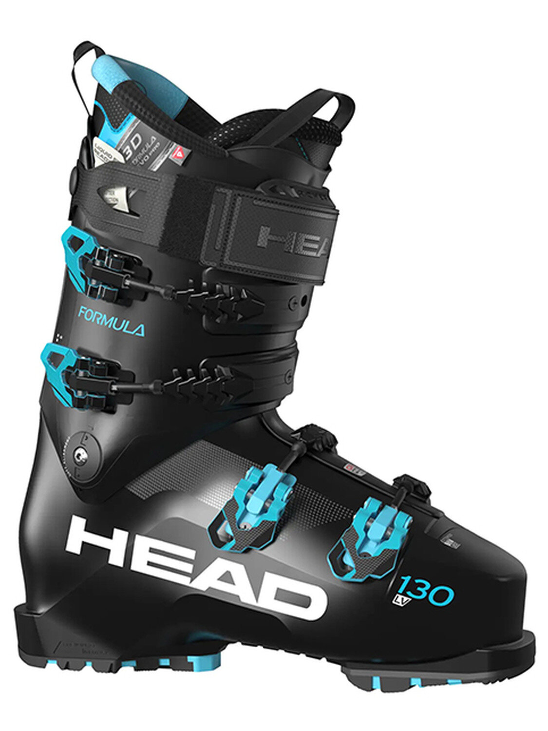 Горнолыжные ботинки Head Formula 130 LV GW Black/Speed blue 25/26 , для мужчин , черный