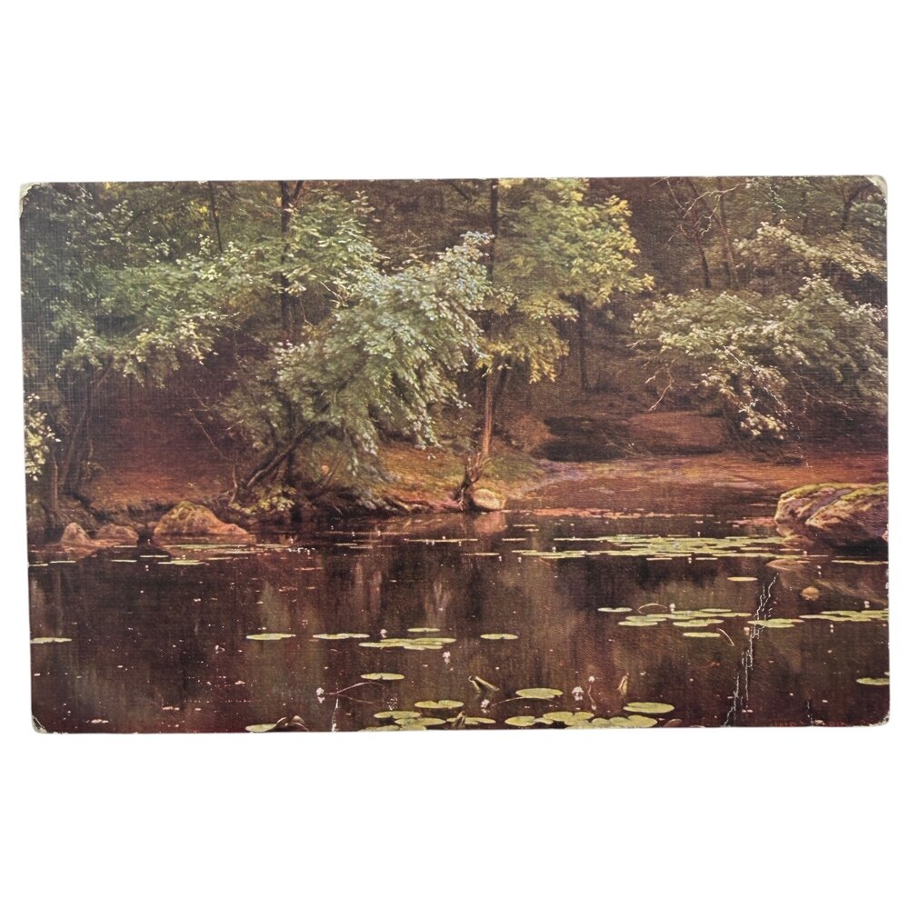 Почтовая открытка "Кувшинчики" 1900-1910 гг. Франция