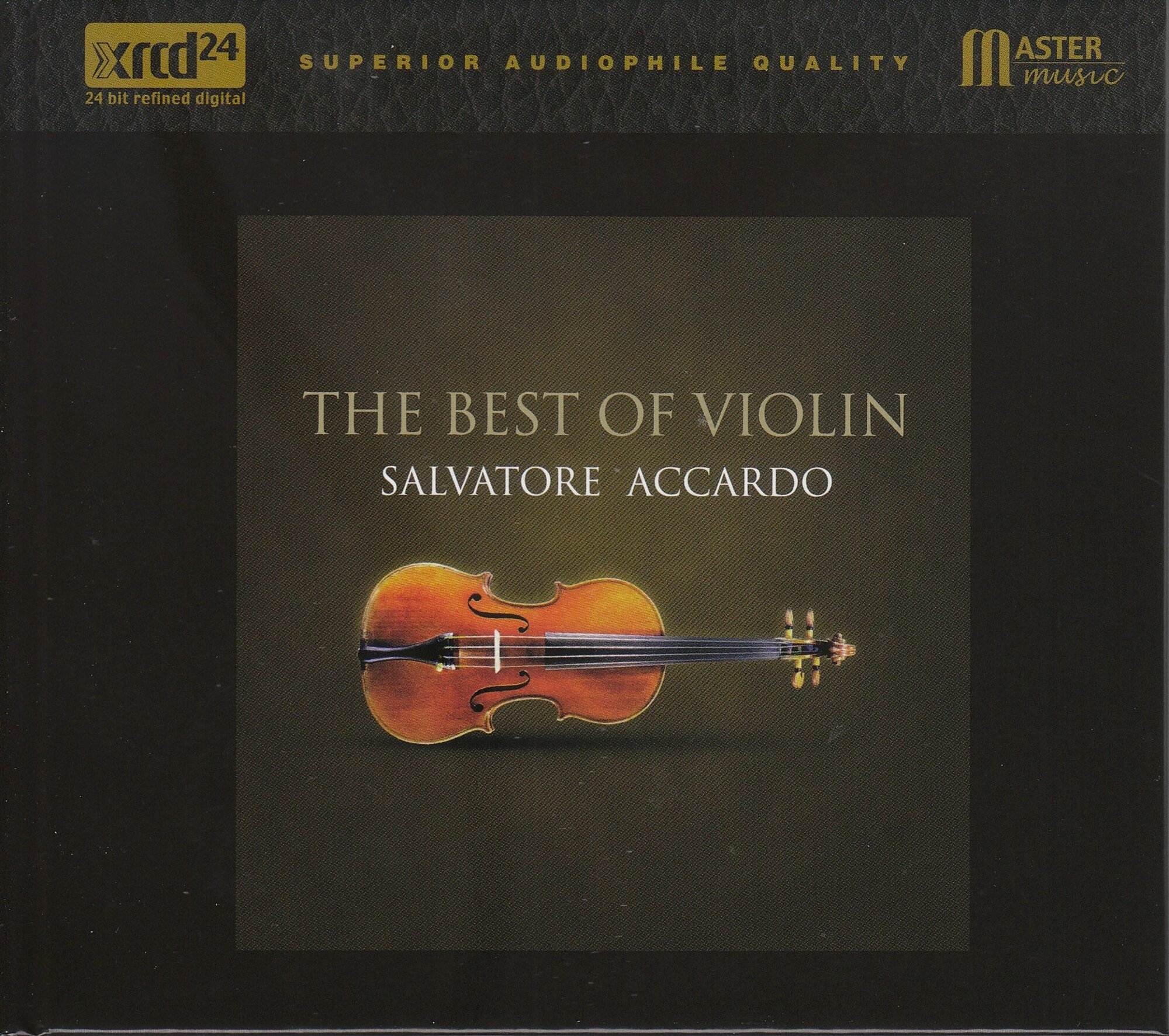 CD диск Salvatore Accardo - The Best Of Violin (XR-CD) Япония, XR-24 Bit Super Analog, 2021
