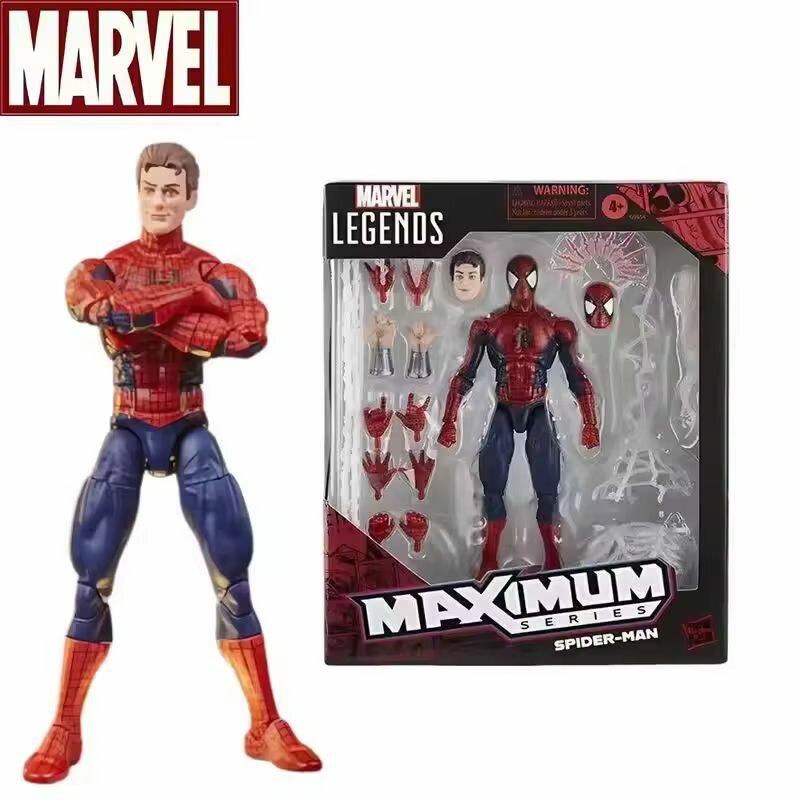 Фигурка аниме Человек-Паук / Spider Man фигурки ; коллекционная статуэтка для рабочего стола, украшение для стола, 1 шт. (Высота 20 см)