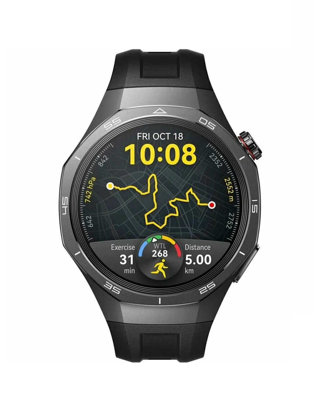 Умные часы Huawei Watch GT 5 Pro Black, 46 мм, аккумулятор 524 mAh