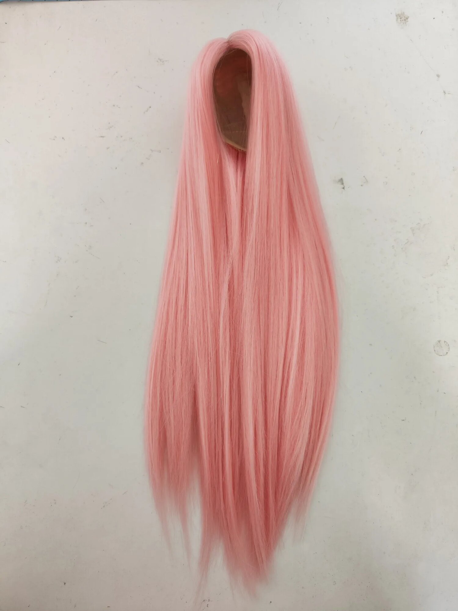 Парик для куклы BJD, высокотемпературное волокно, черный