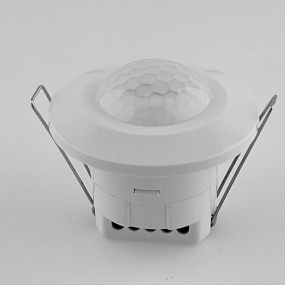 Встраиваемый датчик движения PIR (инфракрасный датчик движения) 24-265 В (белый)