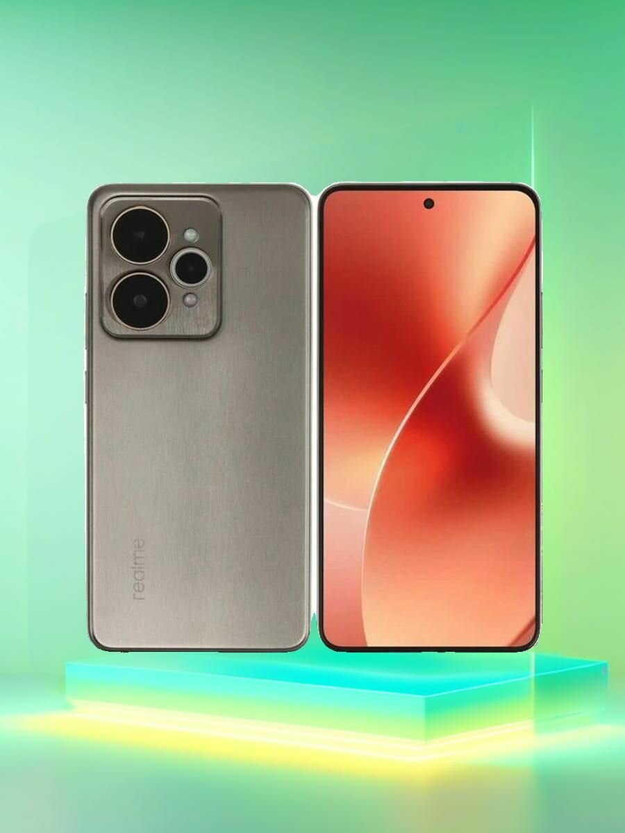 6.8" Смартфон realme 15 256 ГБ серый ядер - 8x(2.5 ГГц), 8 ГБ, 2 SIM, AMOLED, камера 50+8 Мп, NFC, 5G, 4G, 7000 мА*ч