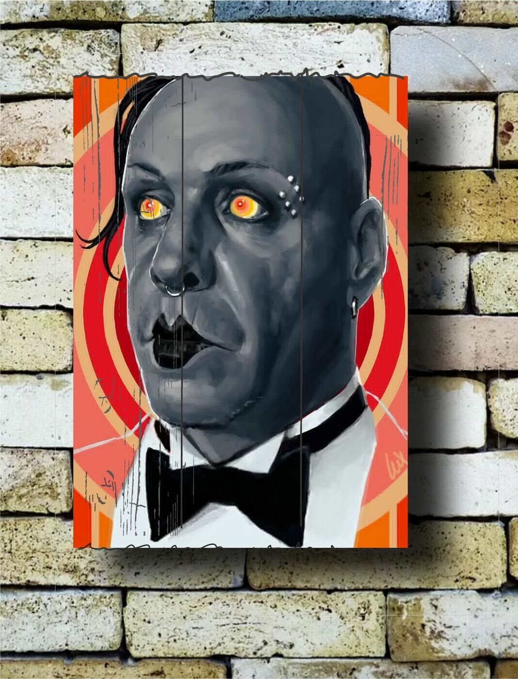 Картина на досках "Рамштайн. Раммштайн. Ромштайн. Rammstein