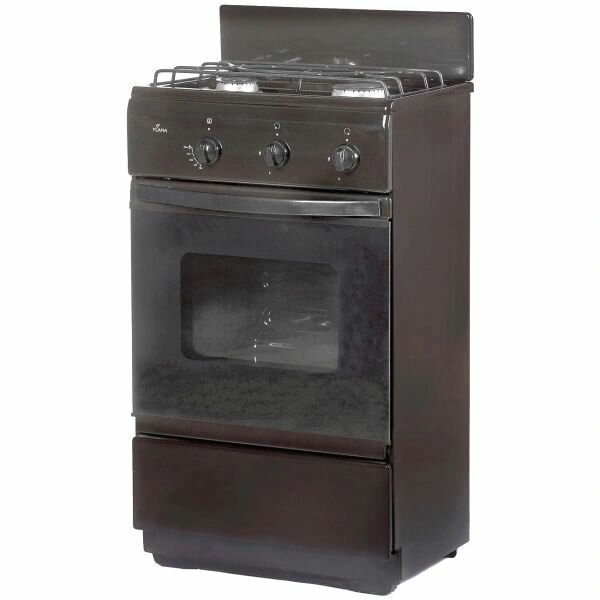 Плита газовая Flama CG 3202 B, 50 см, 2 конфорки, 30 л, коричневый