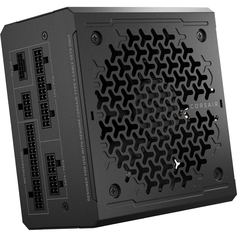 Блок питания Corsair RM1000e, RPS0217, 1000 Вт, 80+ Gold, ATX 3.1, PCIe 5.1, полностью модульный