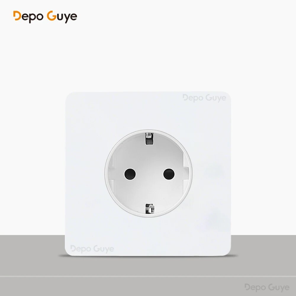 Ретро выключатель Depo Guye белый
