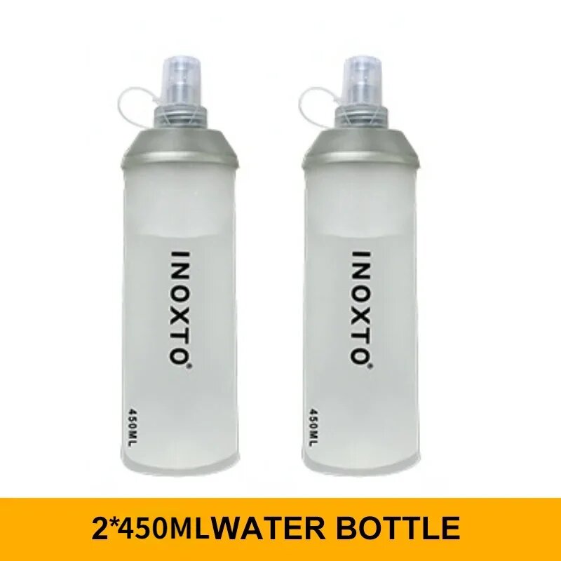 Бутылки для воды INOXTO, 450 мл, 2 шт, цвет 450ML