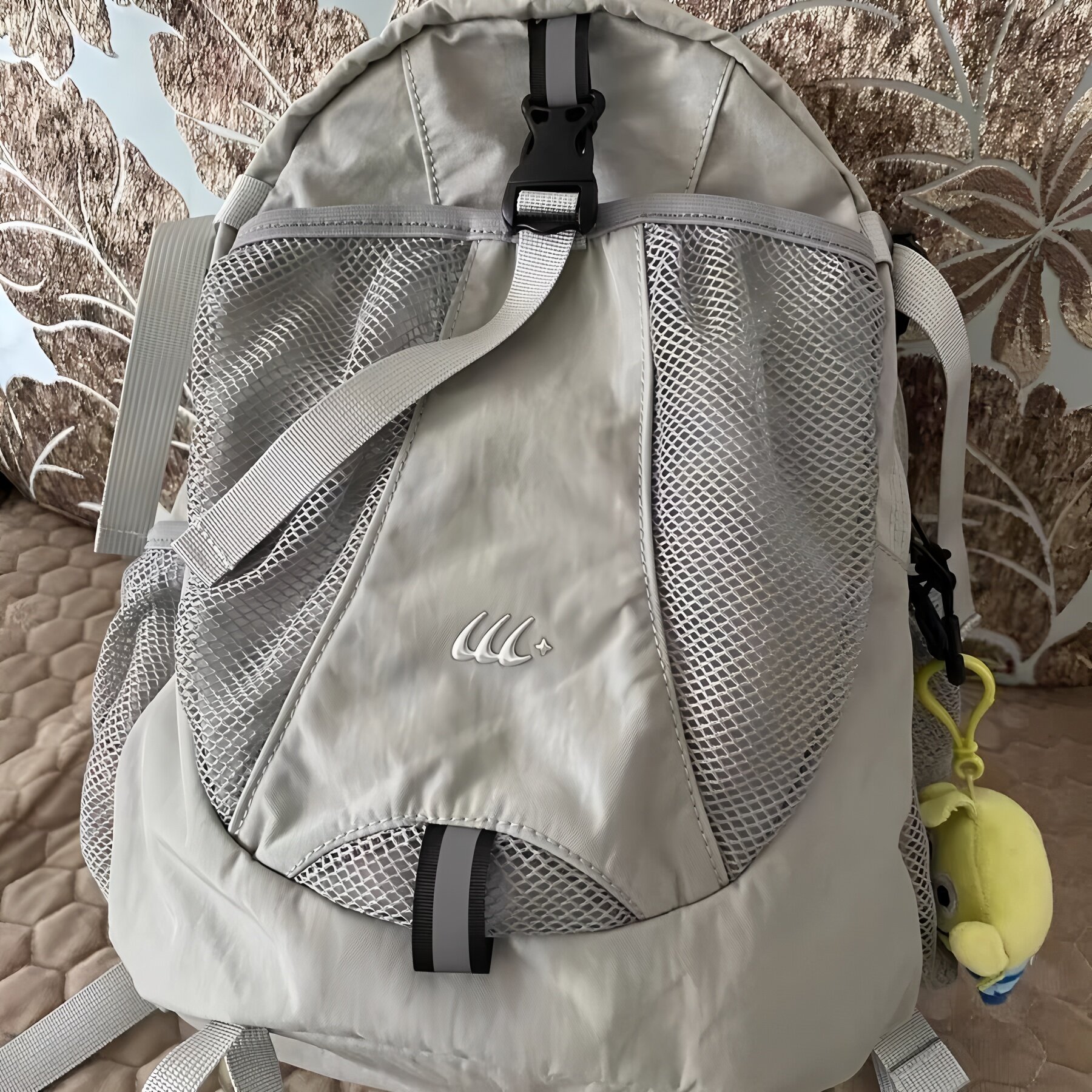 Винтажный рюкзак в уличном стиле, Gray, Женский 25 * 17 * 38cm