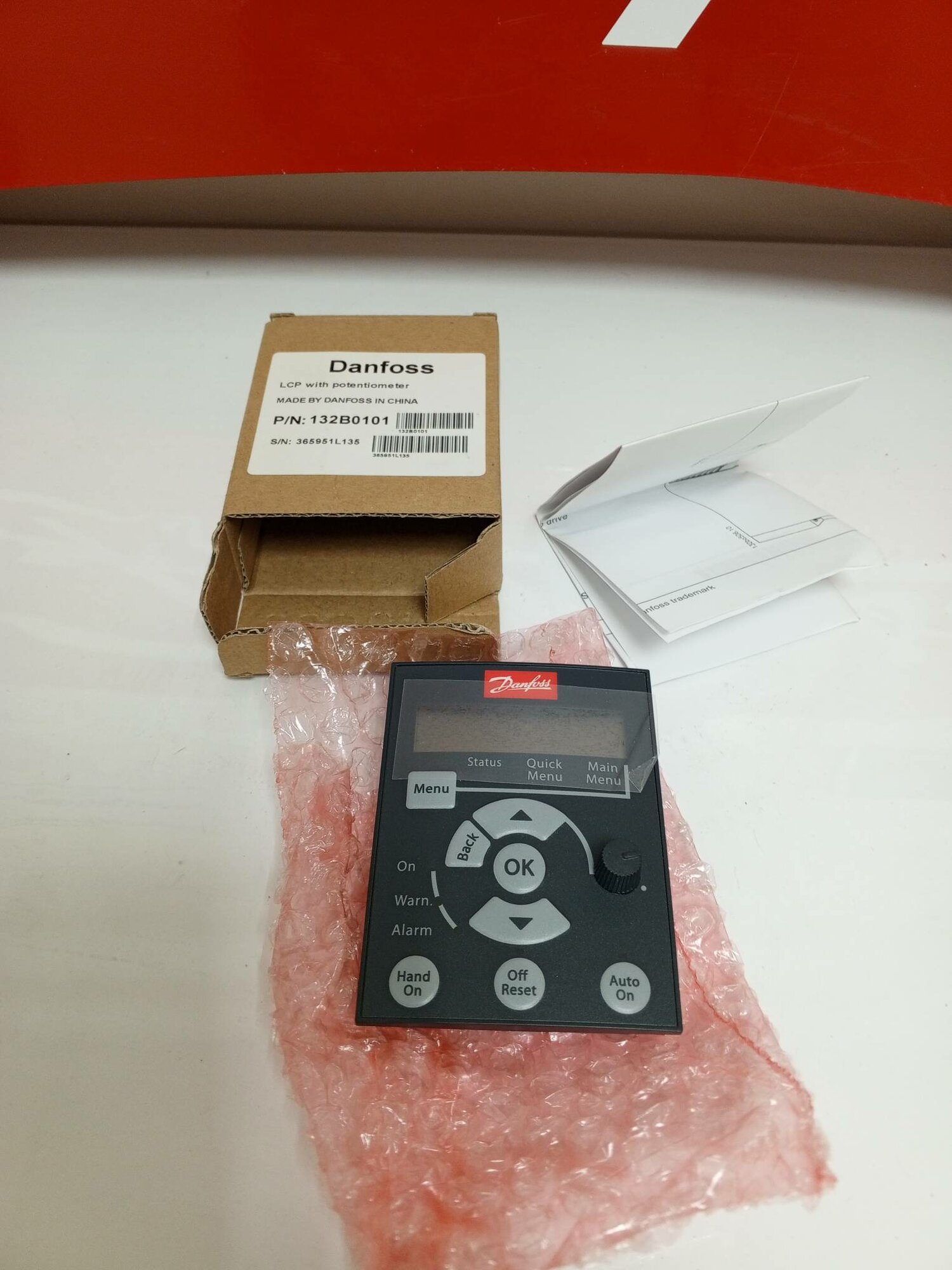 Панель управления Danfoss LCP 12 с потенциометром