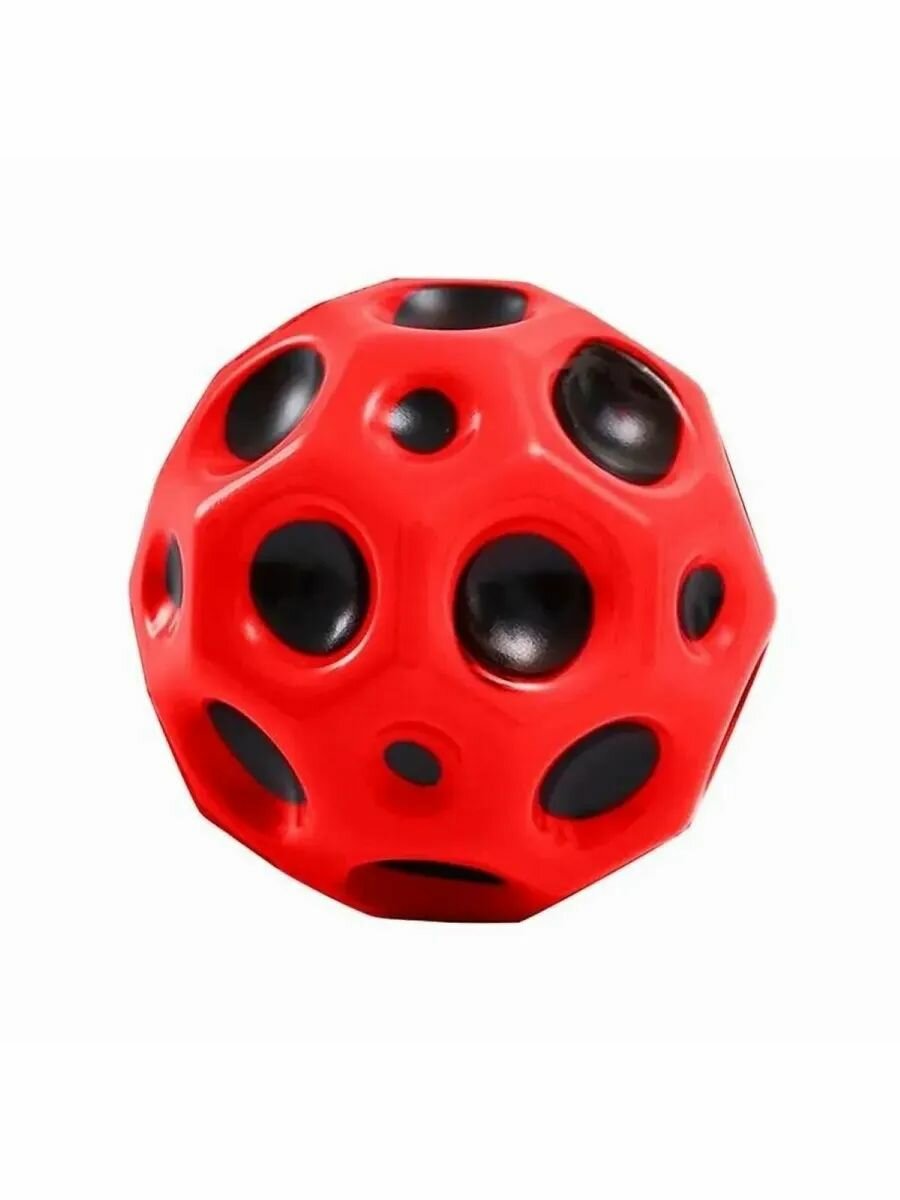 Мяч прыгающий Hawk Reaction Ball, для развития реакции и координации движений, красный