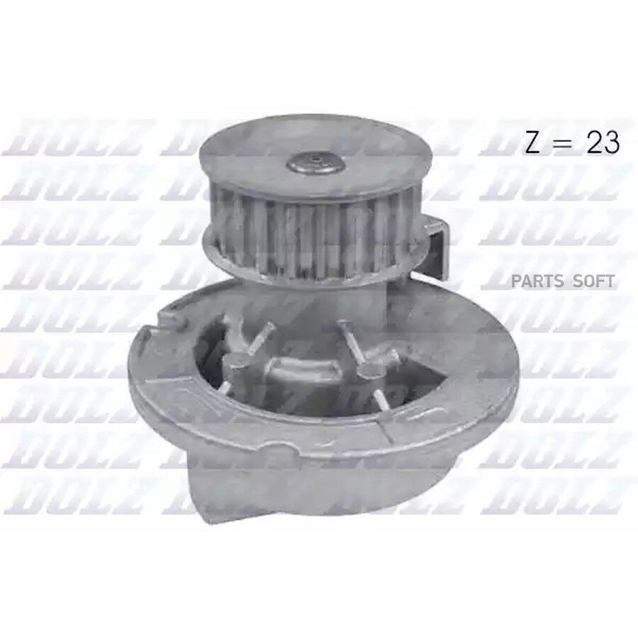Помпа водяная пр-во Испания DOLZ O160 GM ASTRA, CORSA, VECTRA Z18XE, X18XE1, Z18XEL