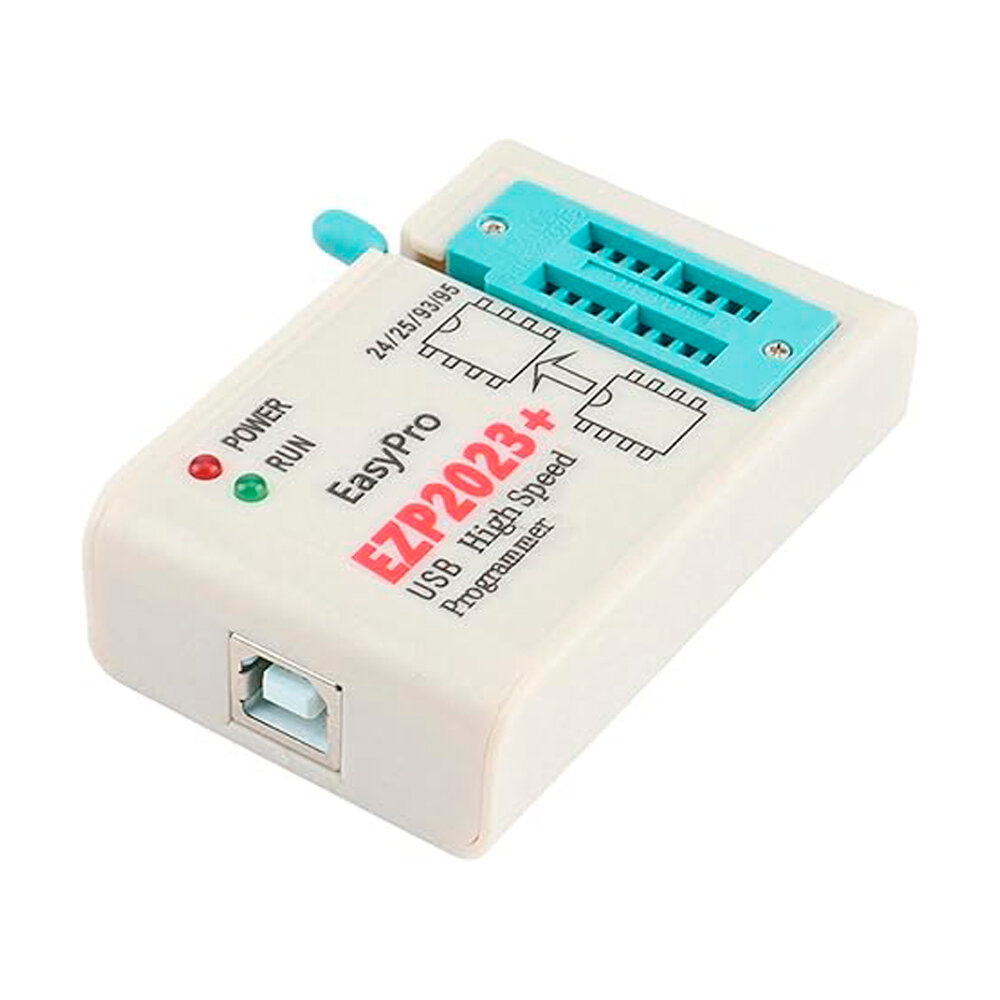 Программатор микросхем EZP2023+ / универсальный USB программатор SPI FLASH, EEPROM, BIOS / поддержка 24/25/93 серии