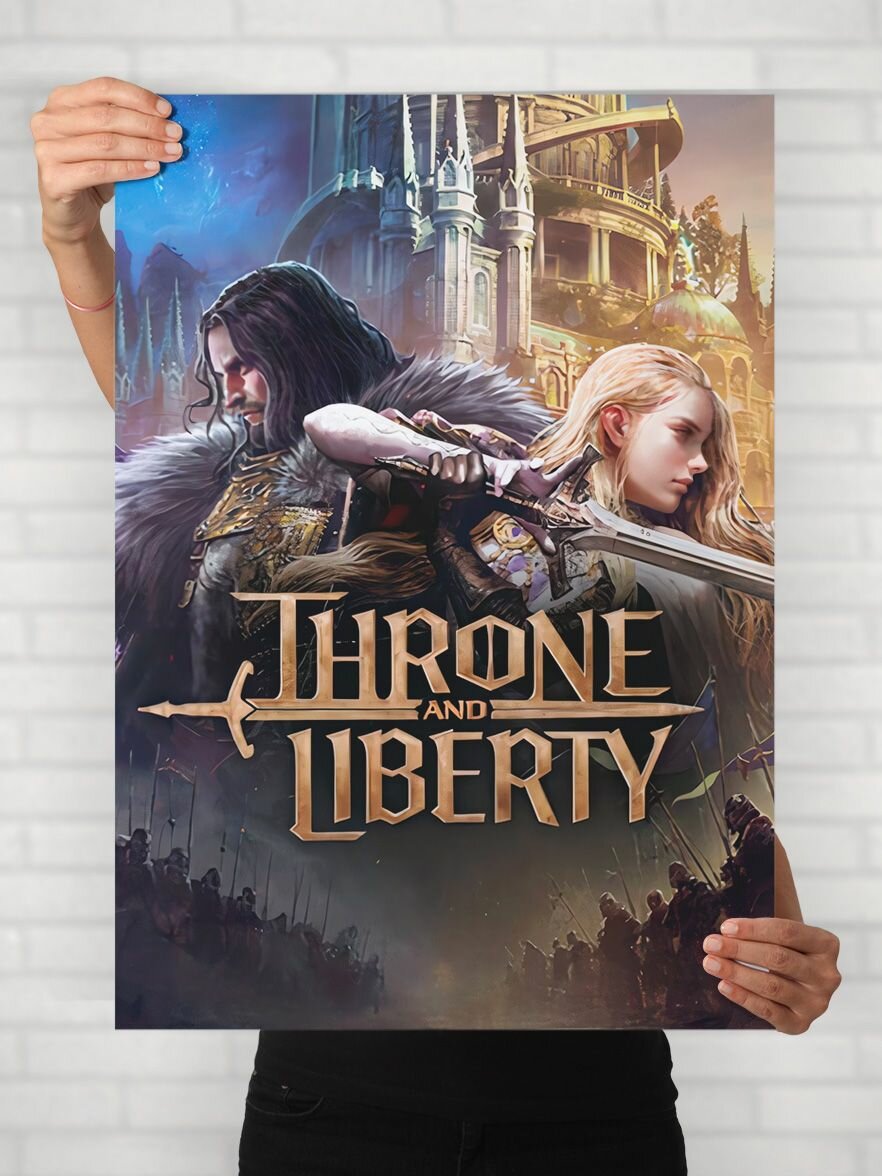 Плакат на стену для интерьера Трон энд Либерти (Throne and Liberty 3) - Постер по игре формата A2 (42x61 см)