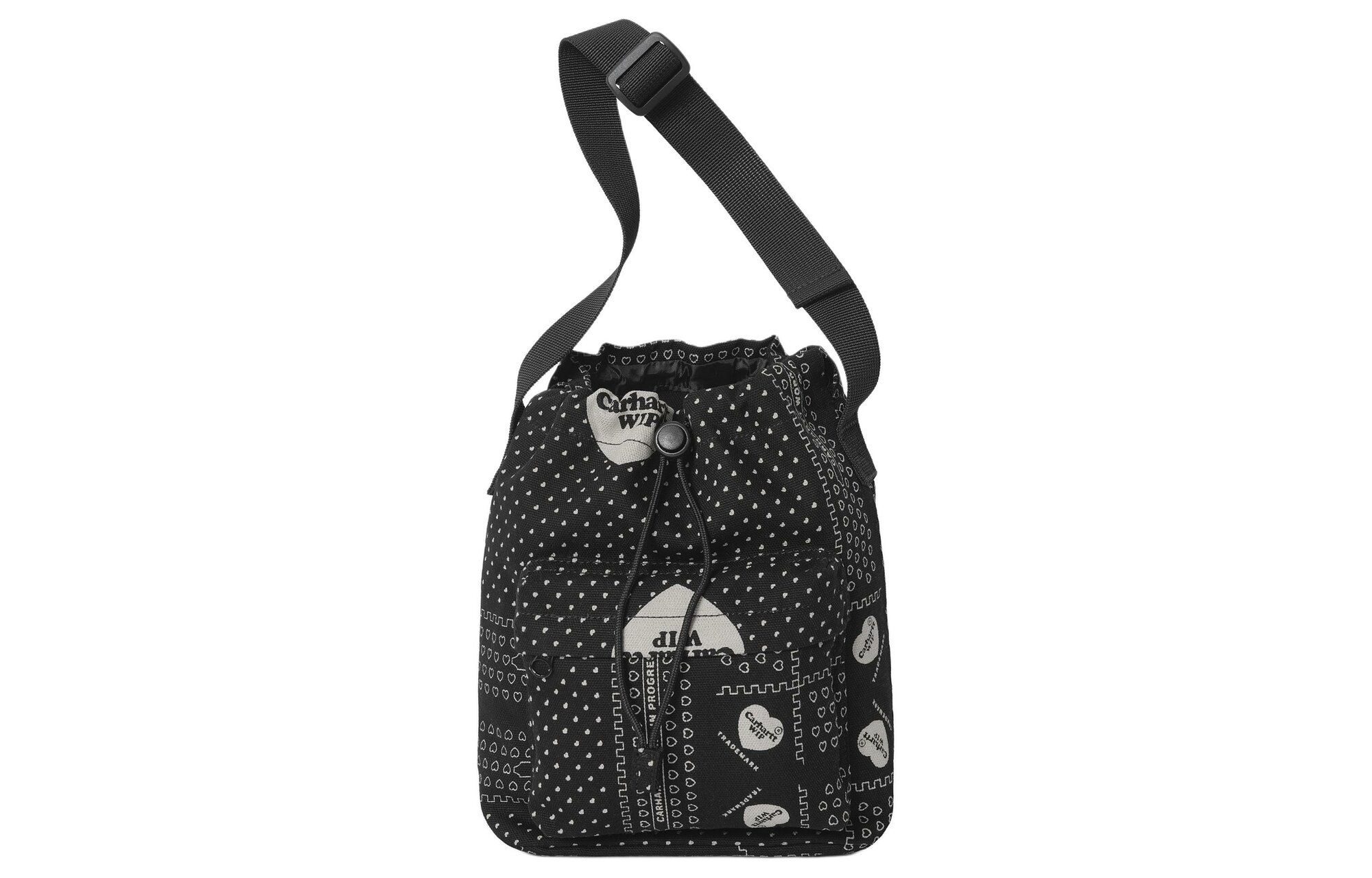 Сумка багет Cotton Canvas Shoulder Bag