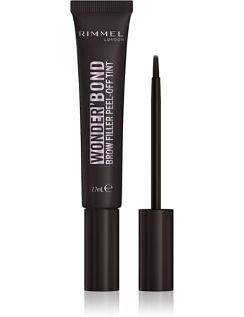 Гель для бровей Rimmel Wonder'Bond, оттенок 004 black brown, 7,7 мл