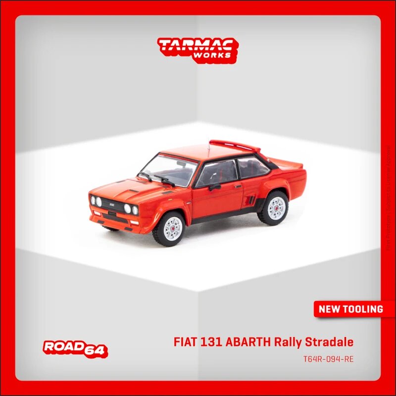Tarmac Works 1:64 FIAT 131 Abarth Rally Stradale, красный