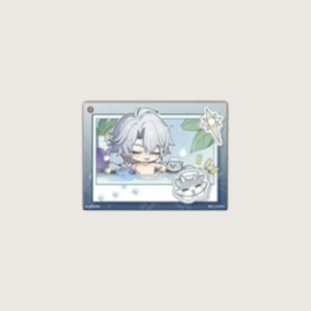 Брелок Honkai Star Rail Phainon, серый, Keychain