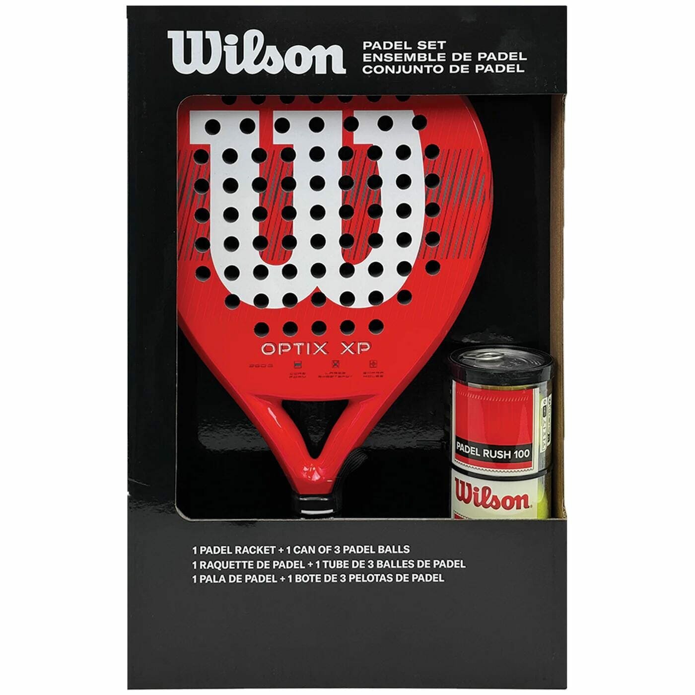DECATHLON ракетка для падел тенниса Wilson Optix XP, красный