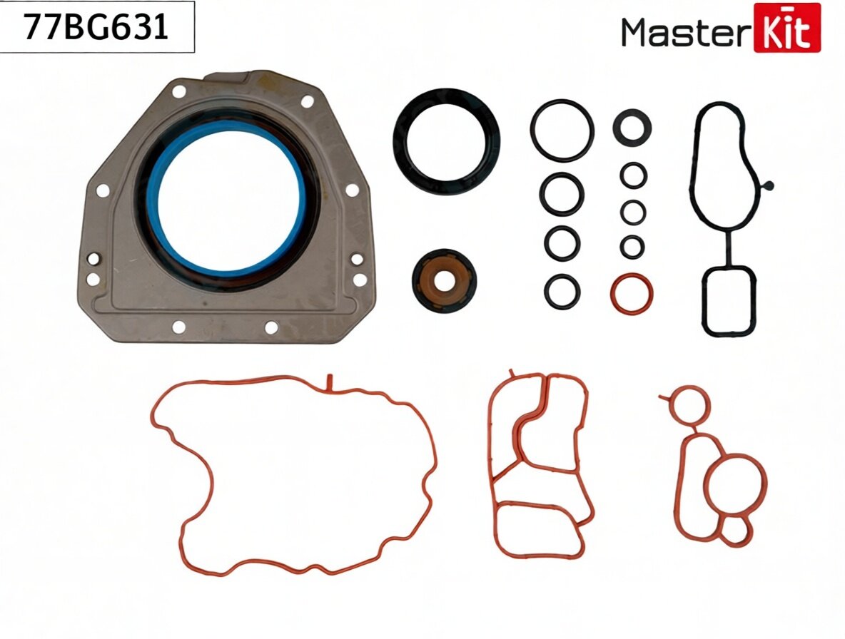 Комплект прокладок, блок-картер двигателя VW TIGUAN (5N_) CCZD 77BG631 MasterKit арт. 77BG631