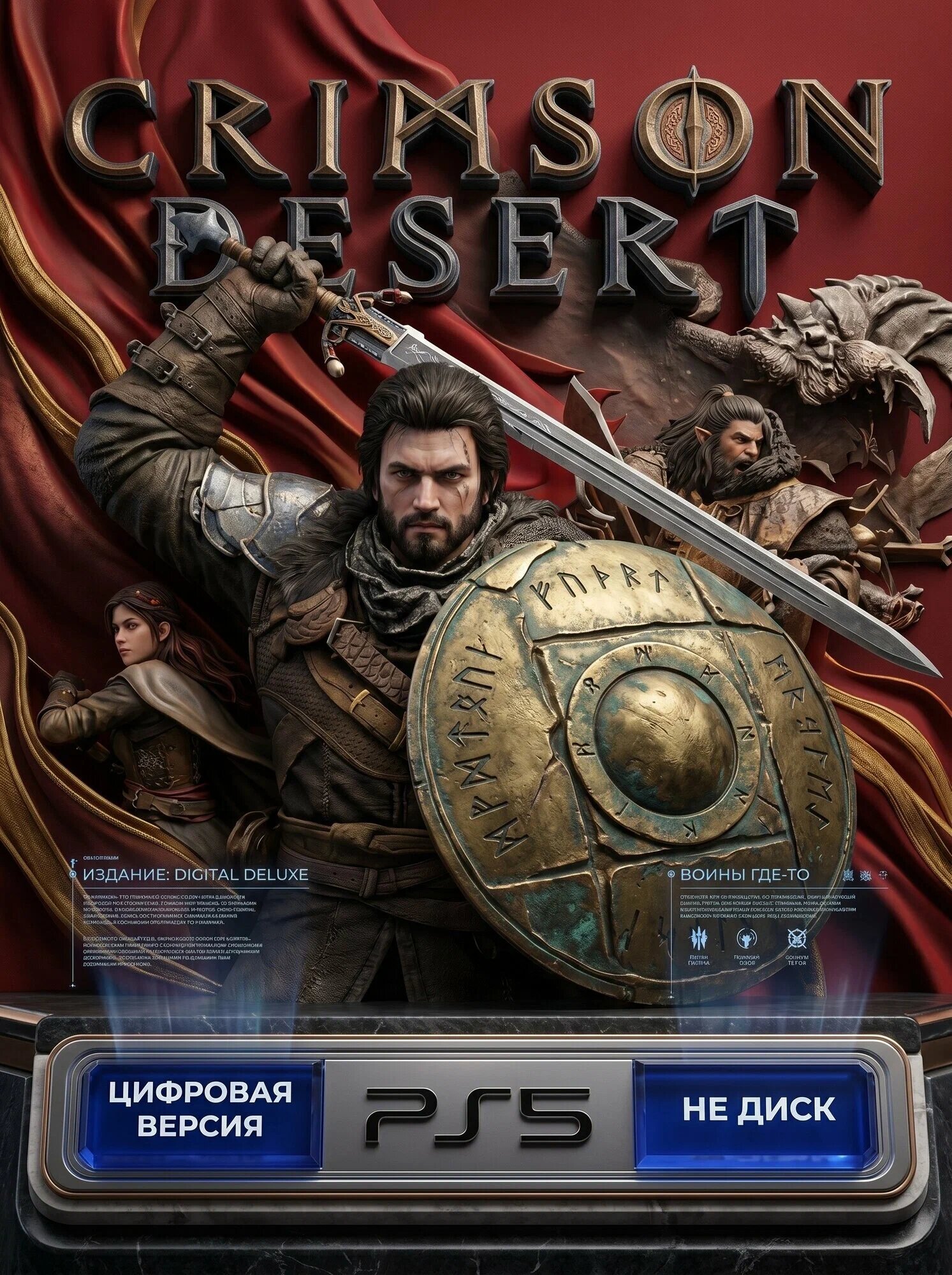 Игра Crimson Desert PS5 - игра на выданном аккаунте