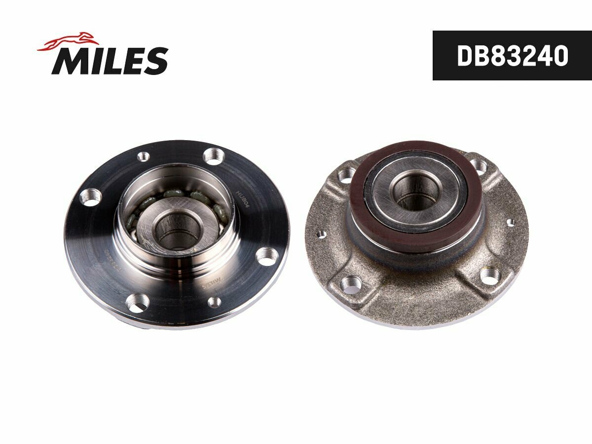 MILES Ступица с подшипником для CITROEN C2/C3/PEUGEOT 1007/206 02- задний