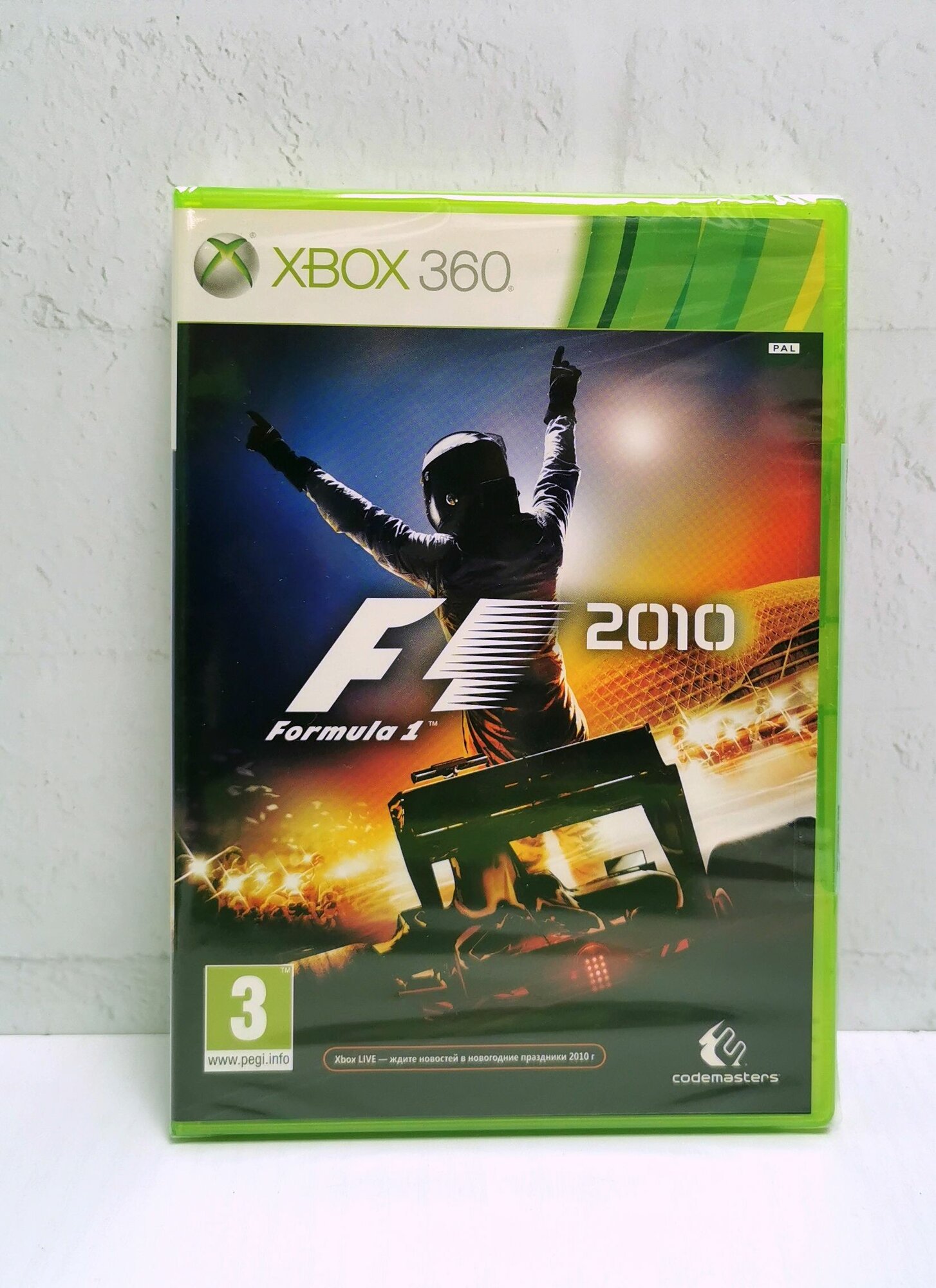 Formula 1 F1 2010 Русские субтитры Видеоигра на диске Xbox 360. Товар уцененный