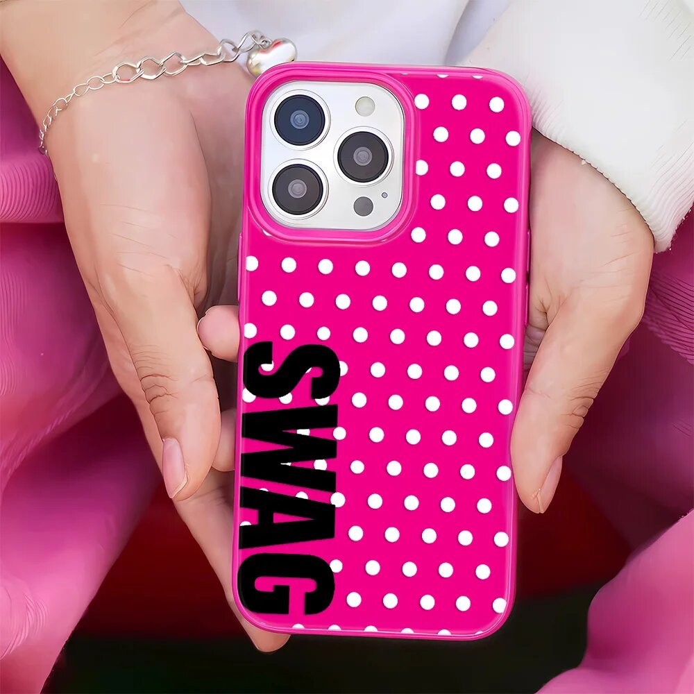 Чехол-бампер Dot Jelly для iPhone 17, 17 Air, 11, 13, 14, 12, 15, 16 Pro Max Plus, противоударный защитный чехол-футляр