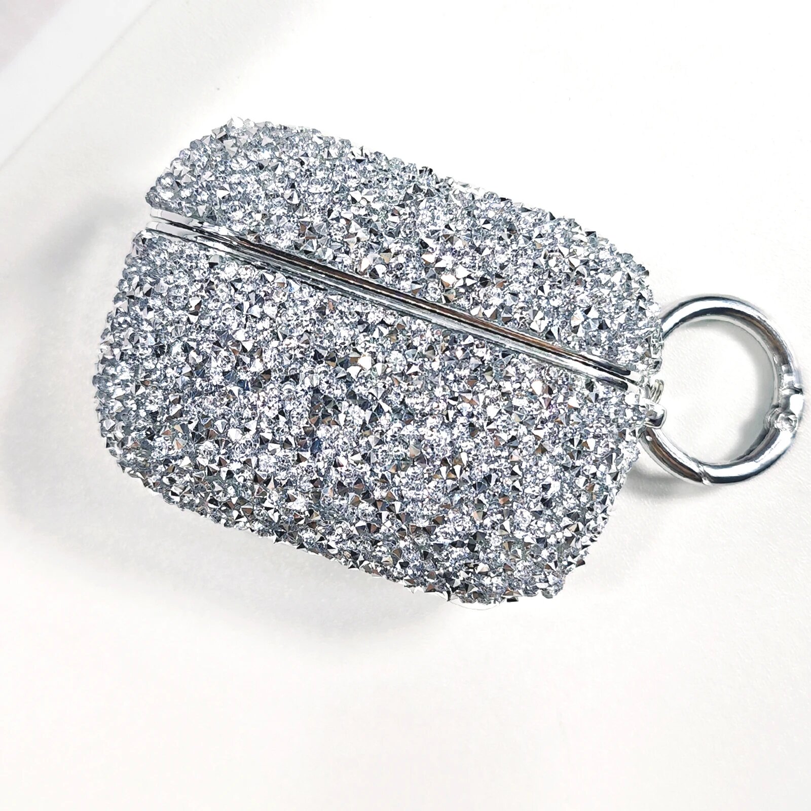 Противоударный Чехол Diamond Glitter Для AirPods Pro/3/4 - Защитный Серебряный, AirPods Pro2, Silver