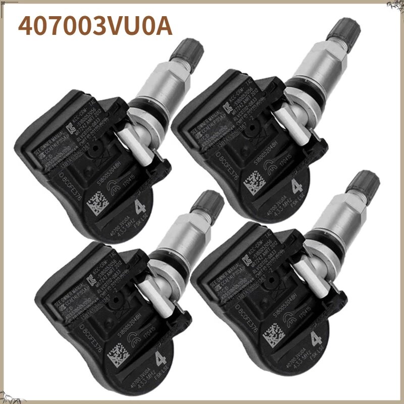 Датчик давления в шинах TPMS 407003VU0A 433 МГц (40700-3VU0A) для Nissan Pulsar, Qashqai II, TIIDA, TEANA, X-Trail, Rogue