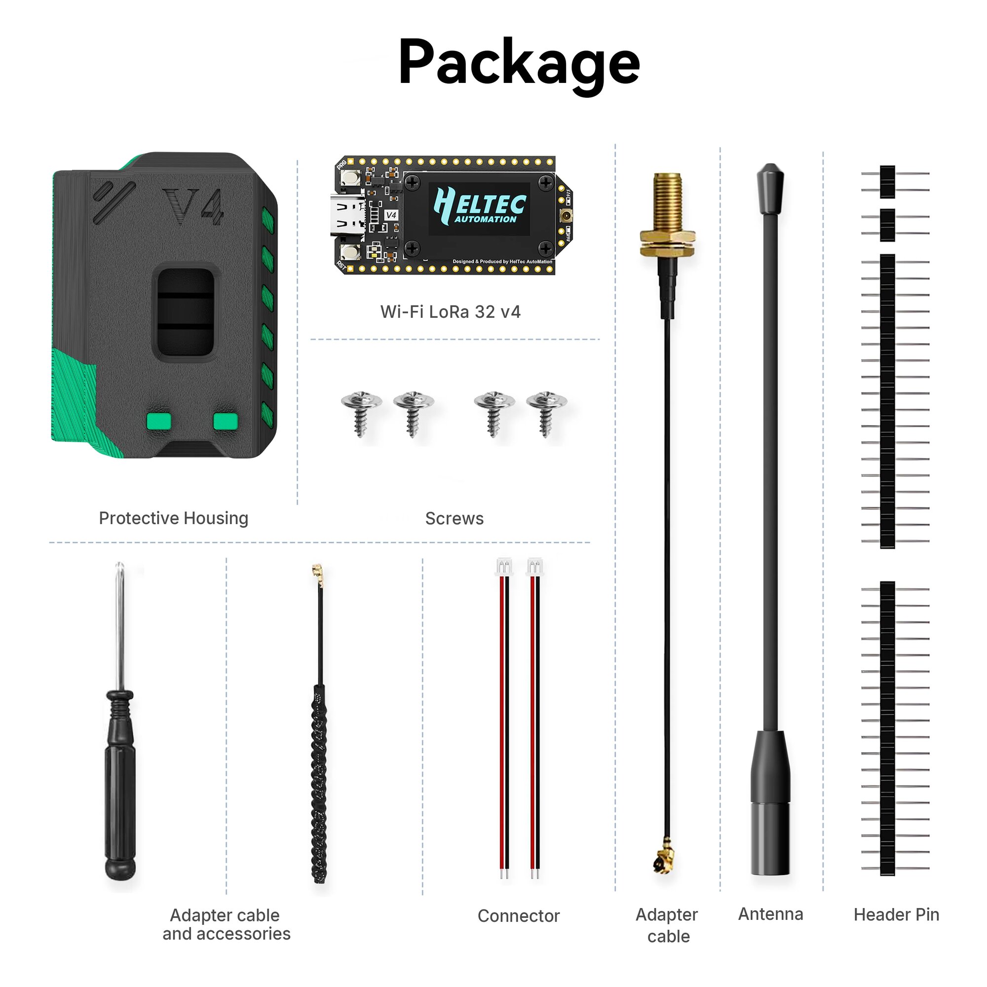 Набор для разработки Heltec ESP32 LoRa V4