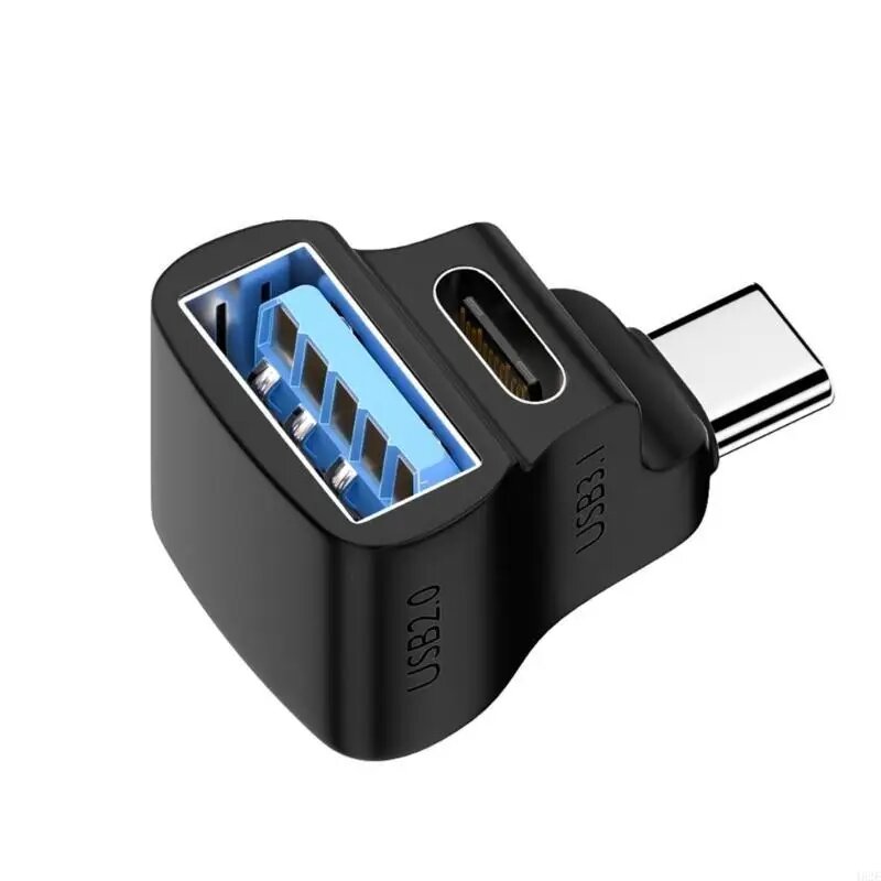 Crust Pro USB C 90 градусов адаптер 20 Гбит/с — фото 1