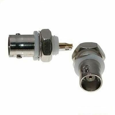 BNC-7035 HYR-0126 (GB-126)(BNCI-BJ), Разъем BNC, гнездо изолированное, панель, под гайку / 3 штуки