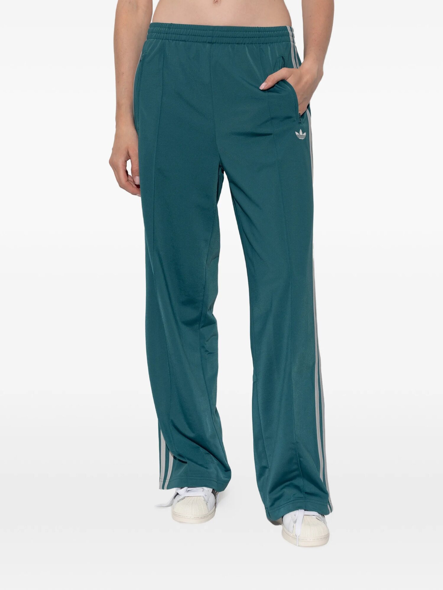 Брюки adidas Side-stripe wide-leg track pants, размер XL — фото 1