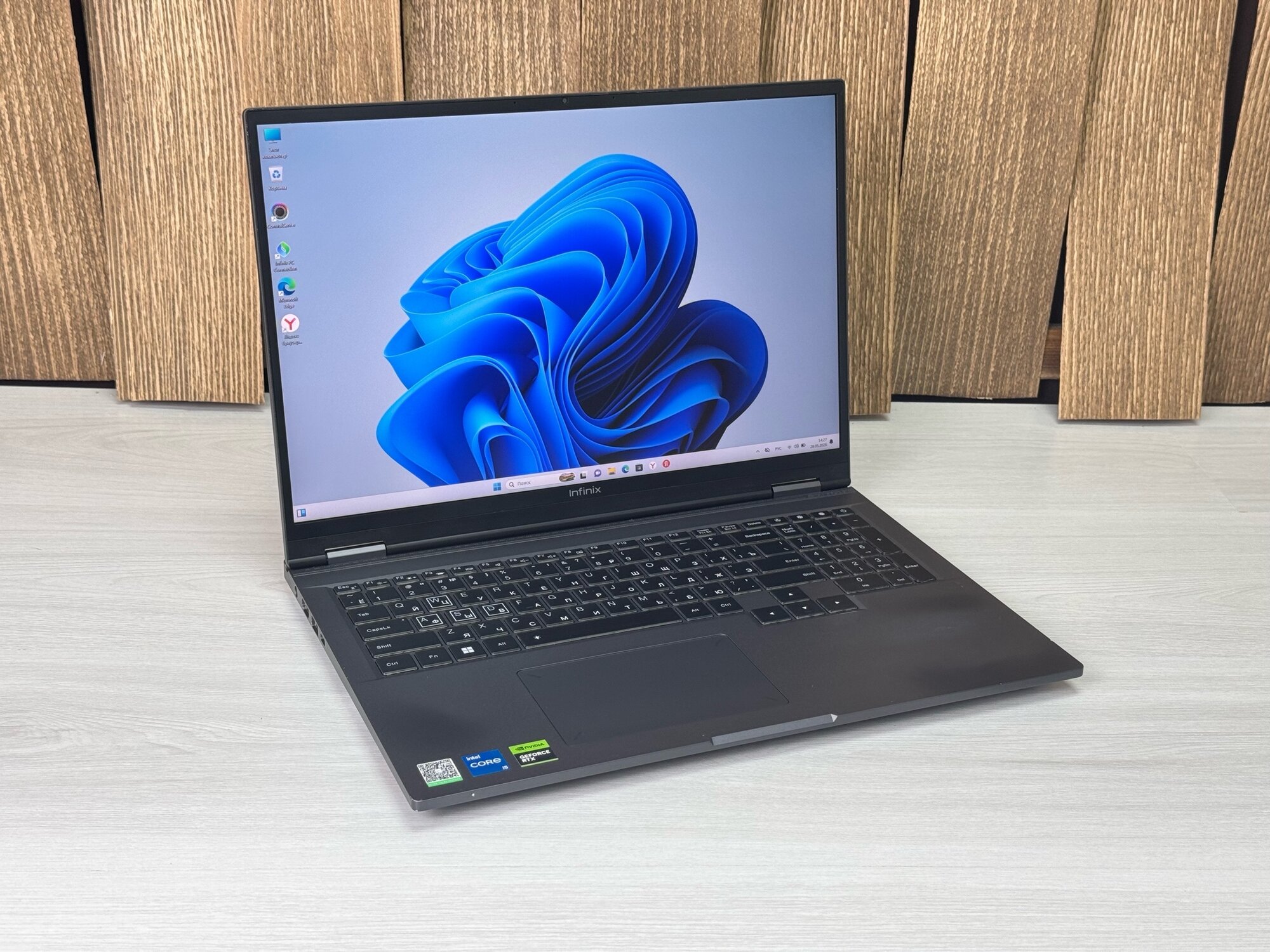 Ноутбук Infinix GTBook GL613 i5-12450h/RTX4060/16gb/SSD 500Gb/Win11 батарея 120 мин