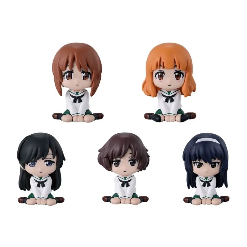 Коллекционная фигурка Bandai Girls Und Panzer Михо, Саори, Юкари, Мако set